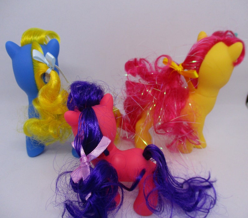 1980s Gi-go Ponies: Vintage MLP Fakes, Set of Three - Etsy