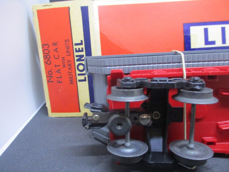 Lionel 6803 Flat Car With Military Units - Etsy
