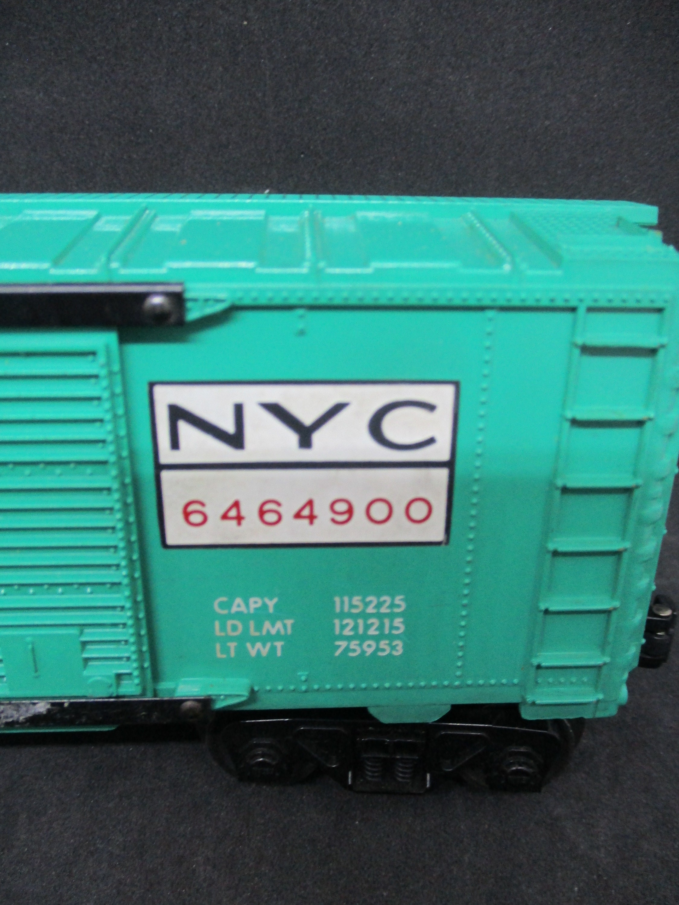 Lionel New York Central Jade Green Box Car #6464-900 - Etsy