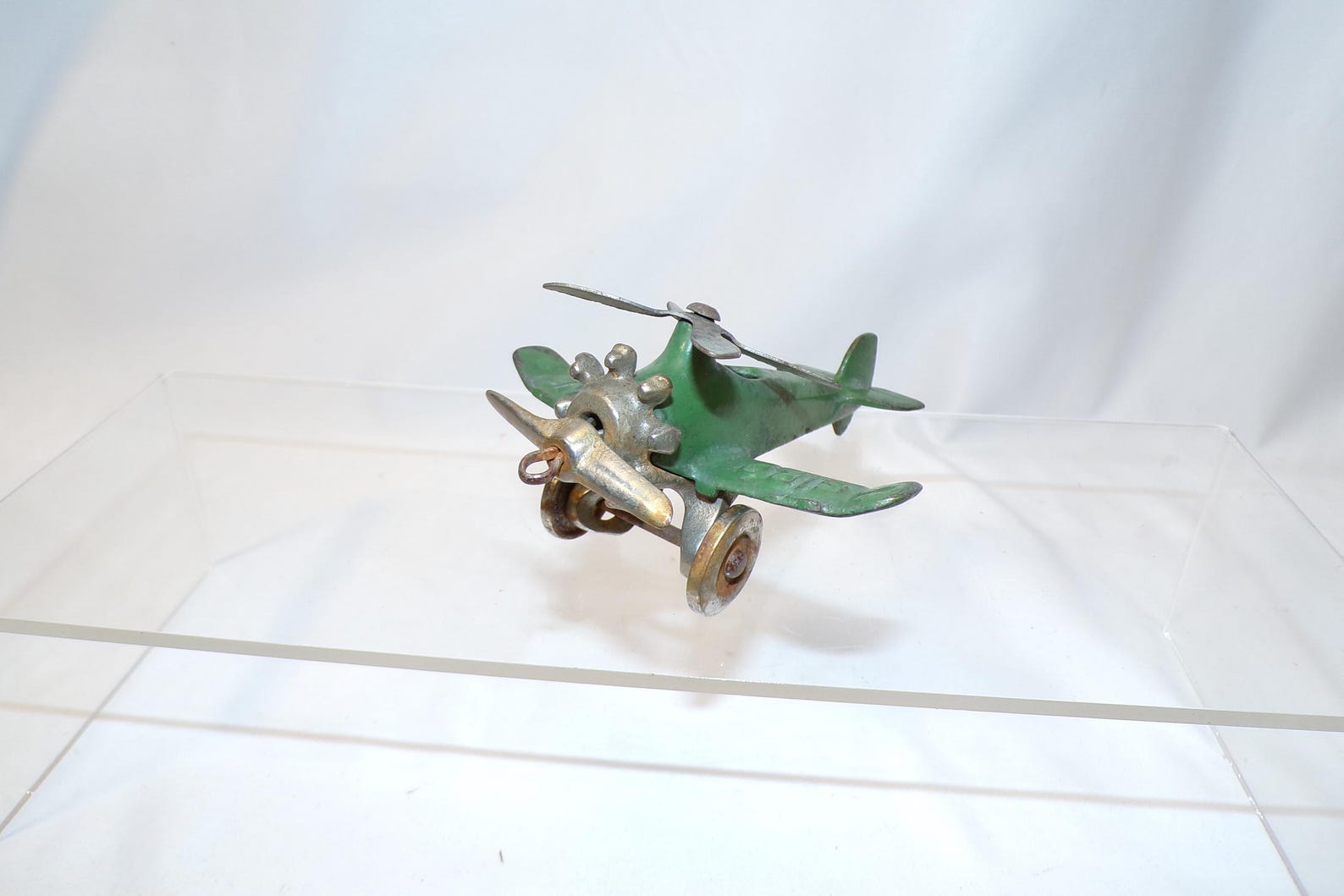 1930s Hubley Green Cast Iron Toy Gyro Plane (helicopter) - Etsy