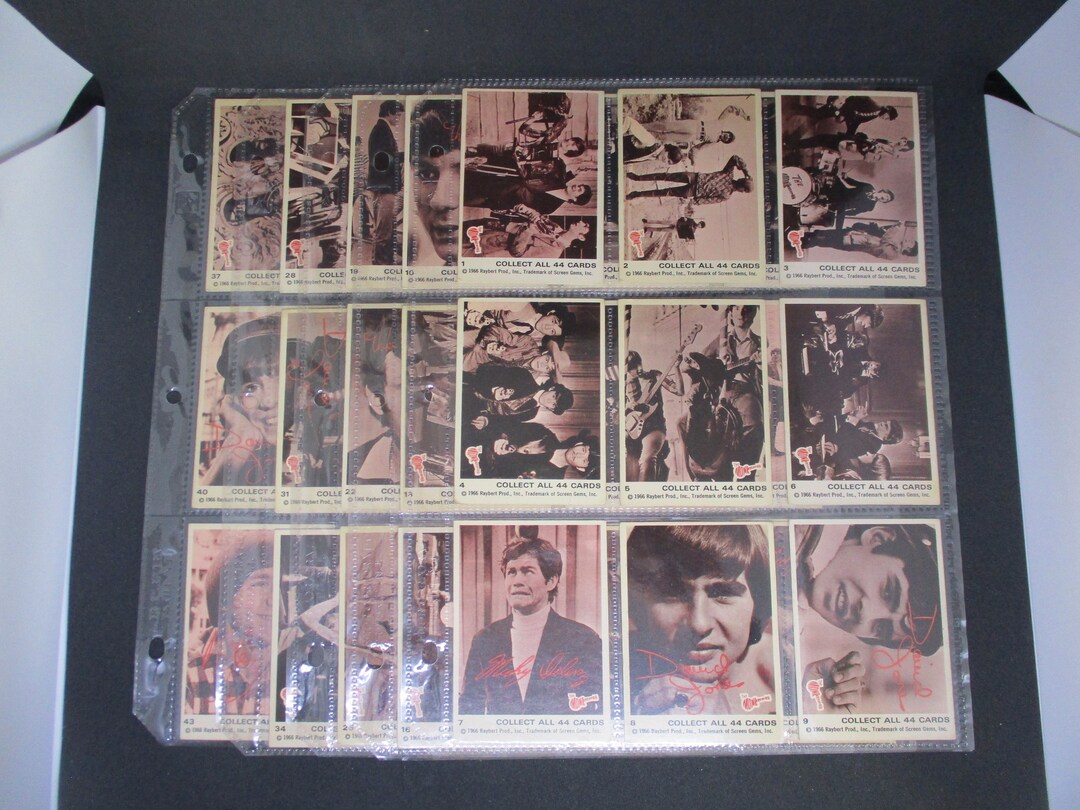 The Monkees Trading Card Set (1966) - Etsy