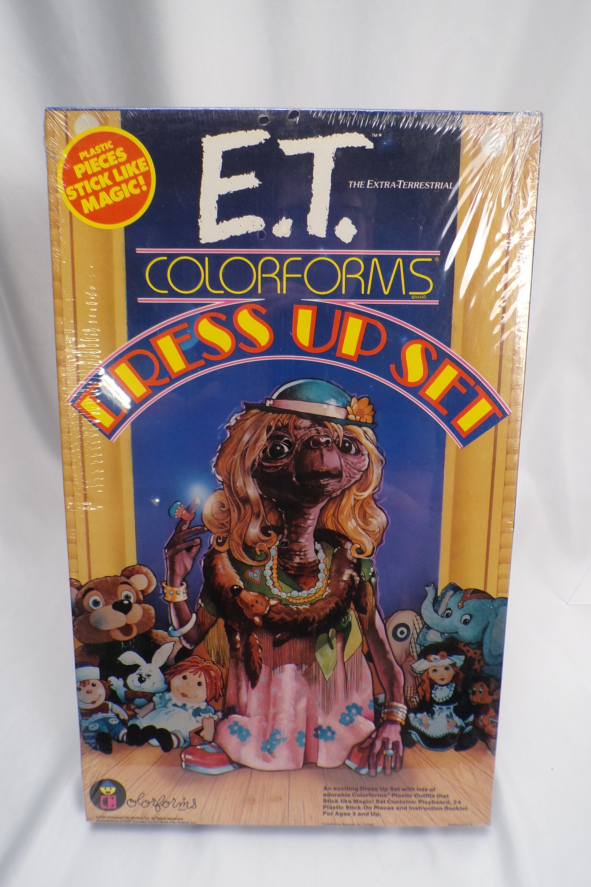 1982 E.T. Colorforms Dress up Set - Etsy