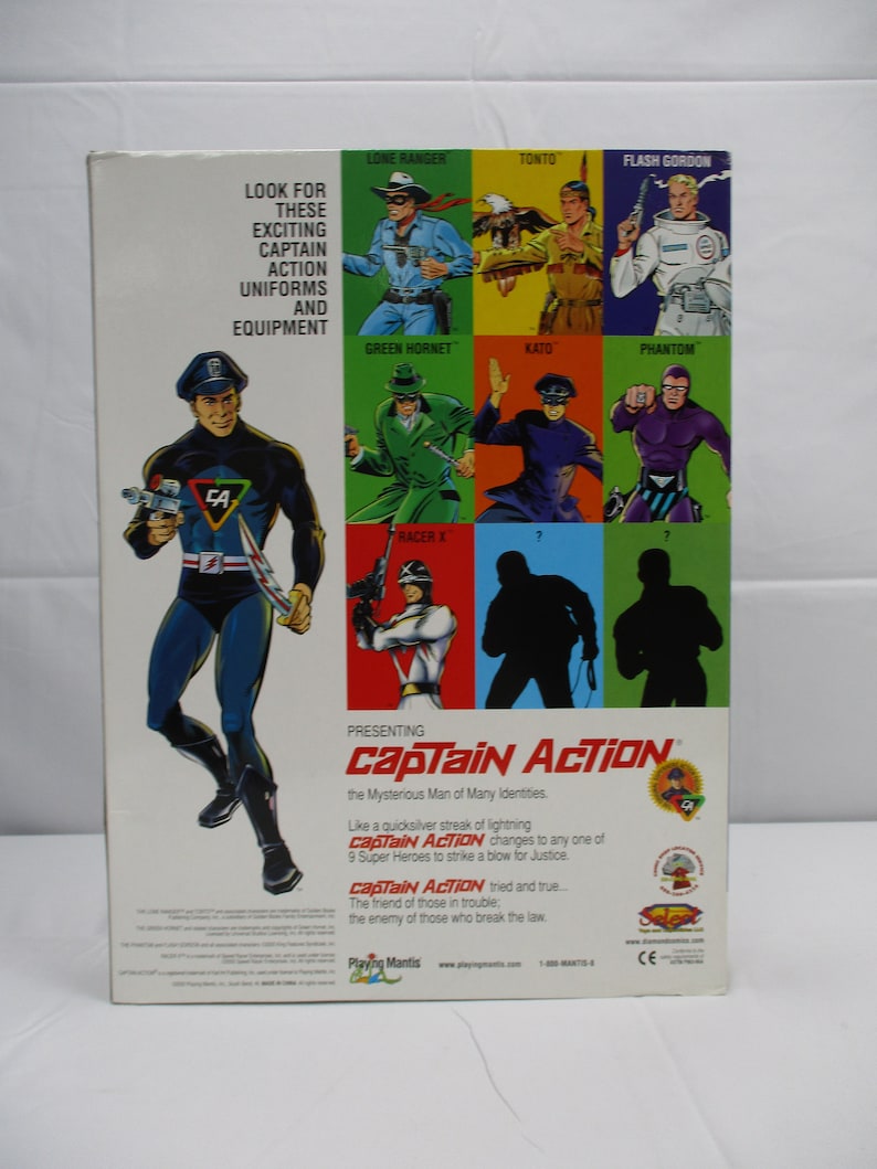 Captain Action - the Lone Ranger Uniform and Equipment - Etsy