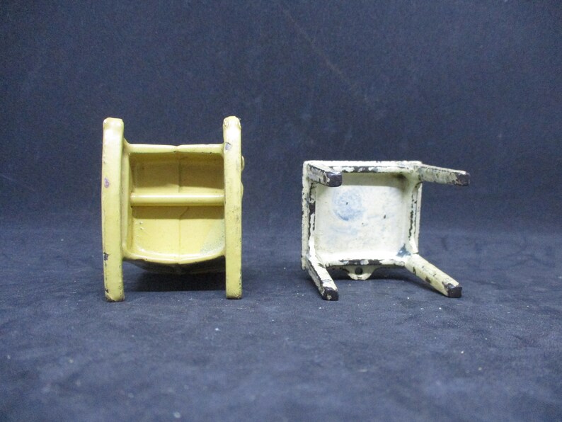 Prewar Cast Iron Toy Rocking Chair and Writing Table (1920s) - Etsy