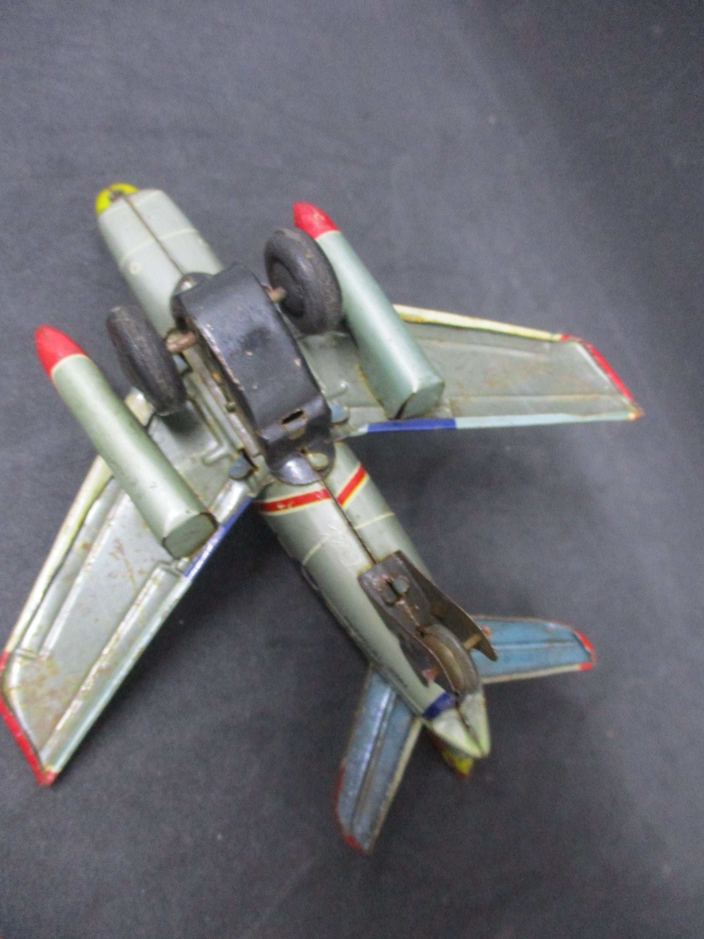 Haji Toys USAF FU-881 Tin Friction Toy Plane - Etsy