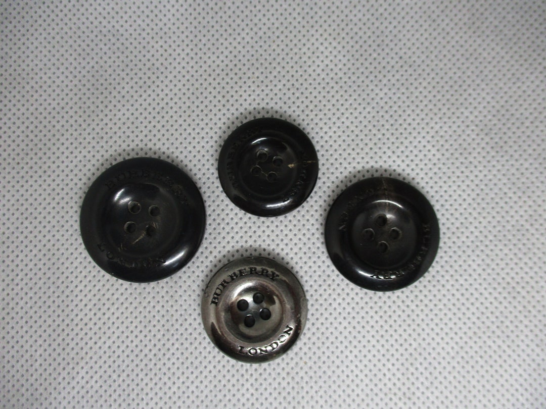 Four Vintage Burberry Button Replacements - Etsy