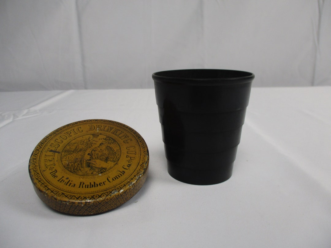 Pre 1900's India Rubber Comb Company Collapsible Cup - Etsy
