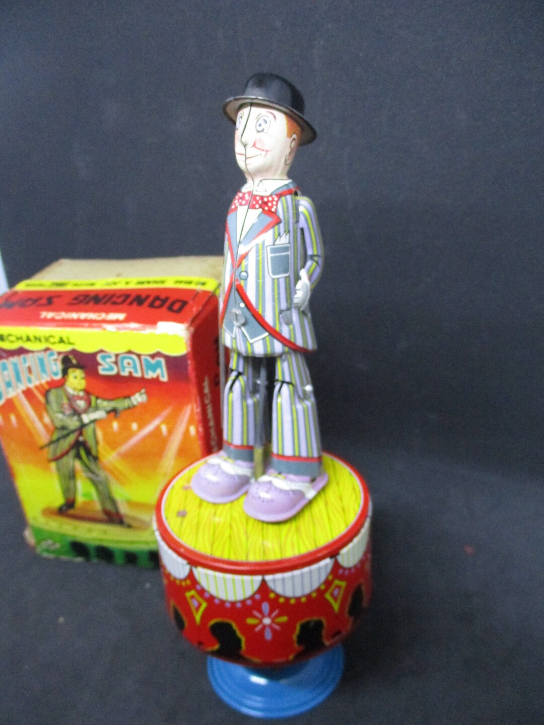 AHI Japanese Dancing Sam Mechanical Tin Toy (1950s) - Etsy