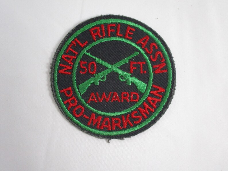 National Rifle Association (NRA) Pro-marksmen 50ft Award Patch - Etsy