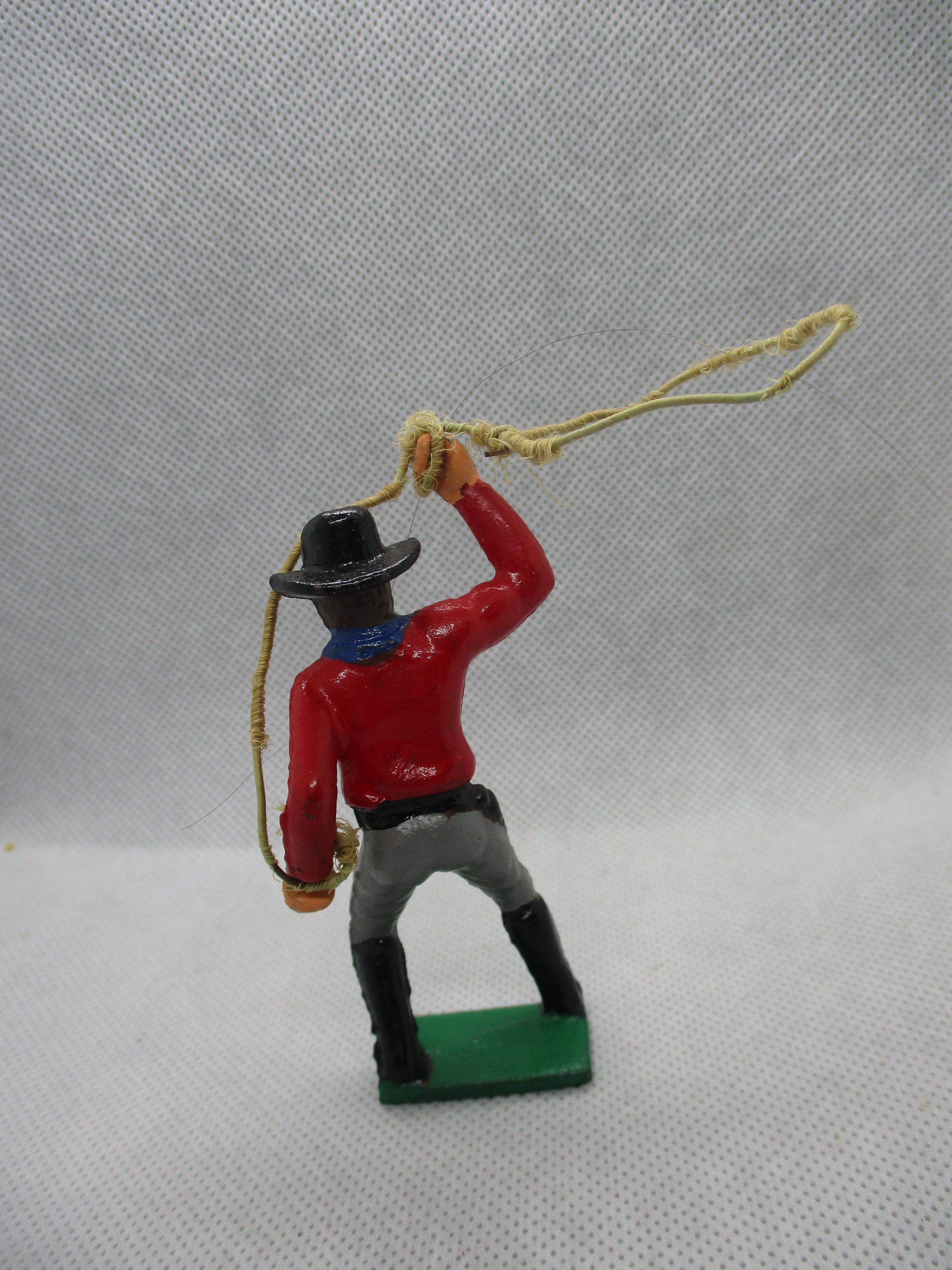 Barclay Cowboy With a Lasso Metal Figure - Etsy
