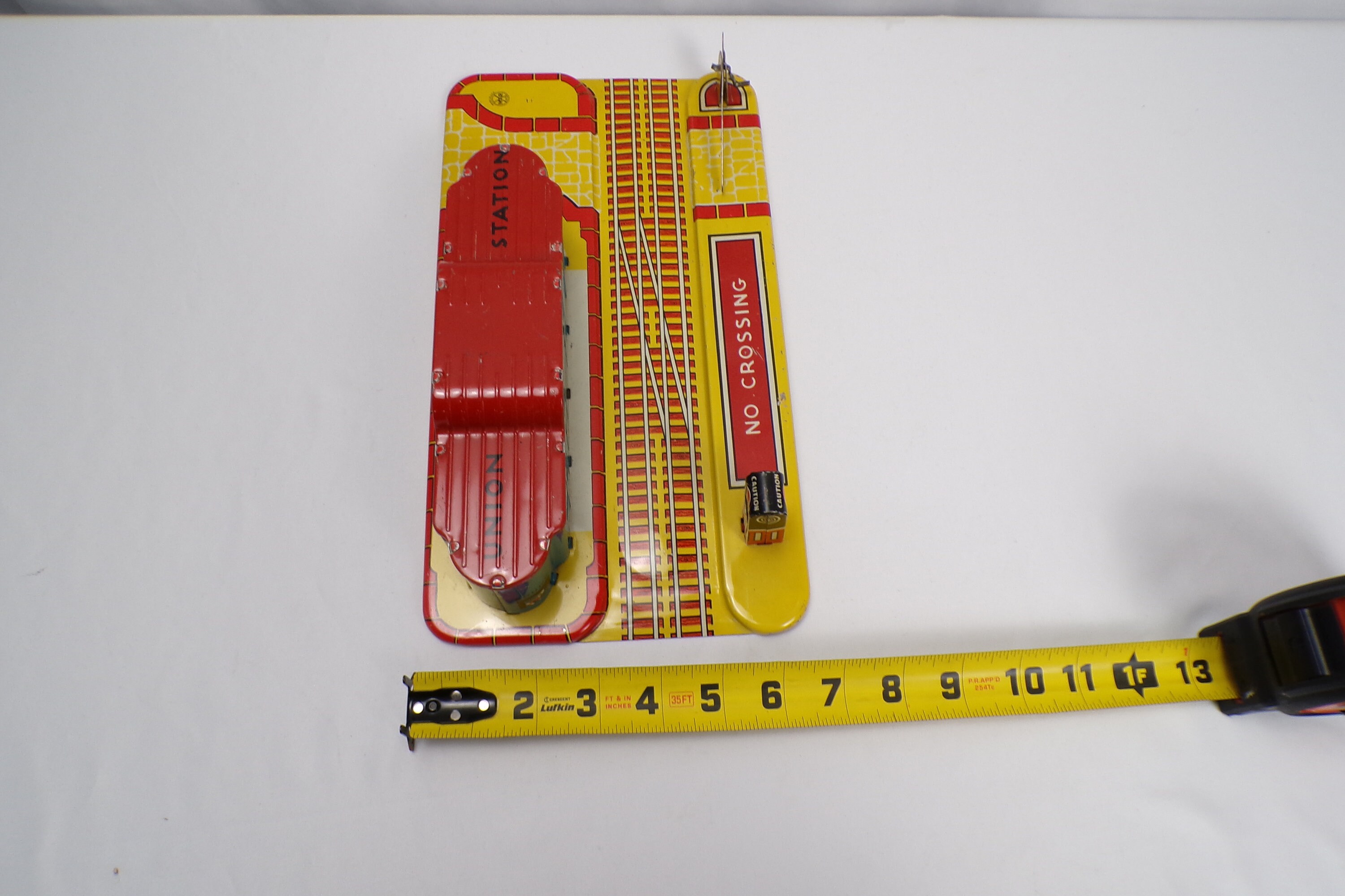 Marx Toys Tin Union Station Model Train Station (blue and Yellow) - Etsy