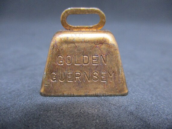 Golden Guernsey Mini Cow Bell - Etsy