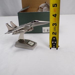 Jet Fighter Desk/mantel Clock Made by Sanis - Etsy