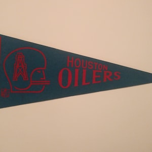 Houston Oilers Pennant 12 Inches - Etsy