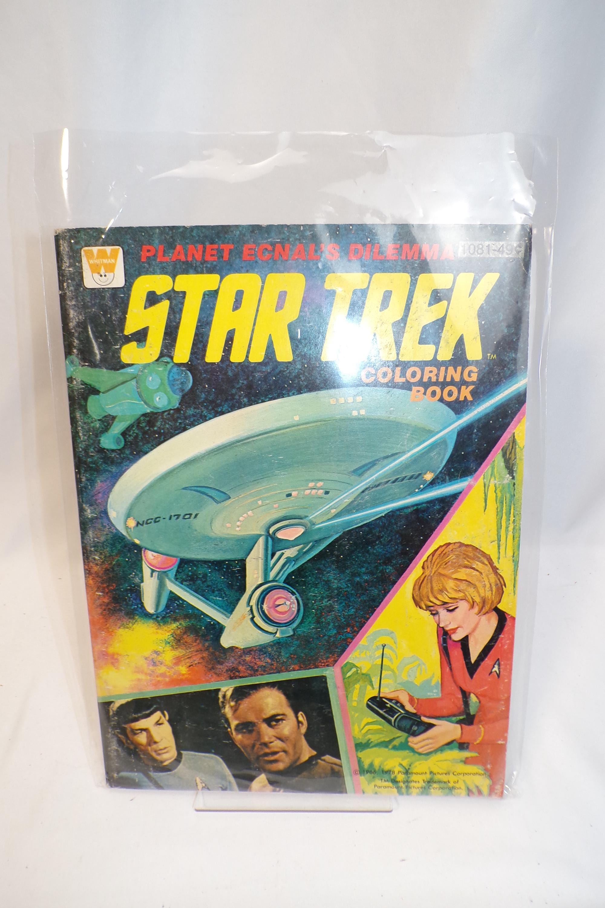 1978 Star Trek Coloring Books "planet Ecnal's Dilemma" and "rescue at Raylo" - Etsy