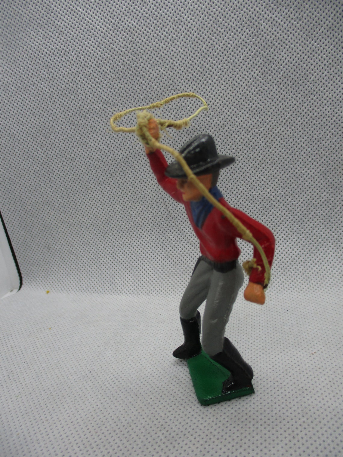 Barclay Cowboy With a Lasso Metal Figure - Etsy