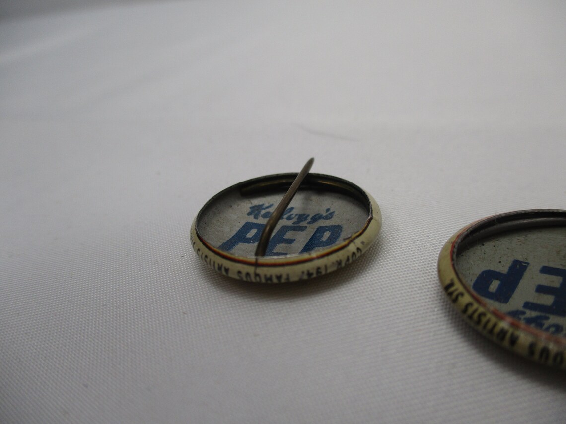 Kellogg's Pep Pins - Perry Winkle and Denny From the Winnie Winkle ...