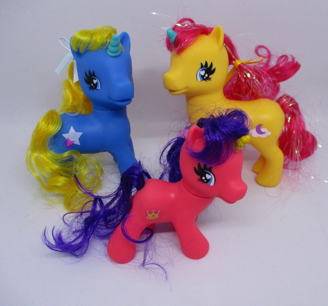 1980s Gi-go Ponies: Vintage MLP Fakes, Set of Three - Etsy