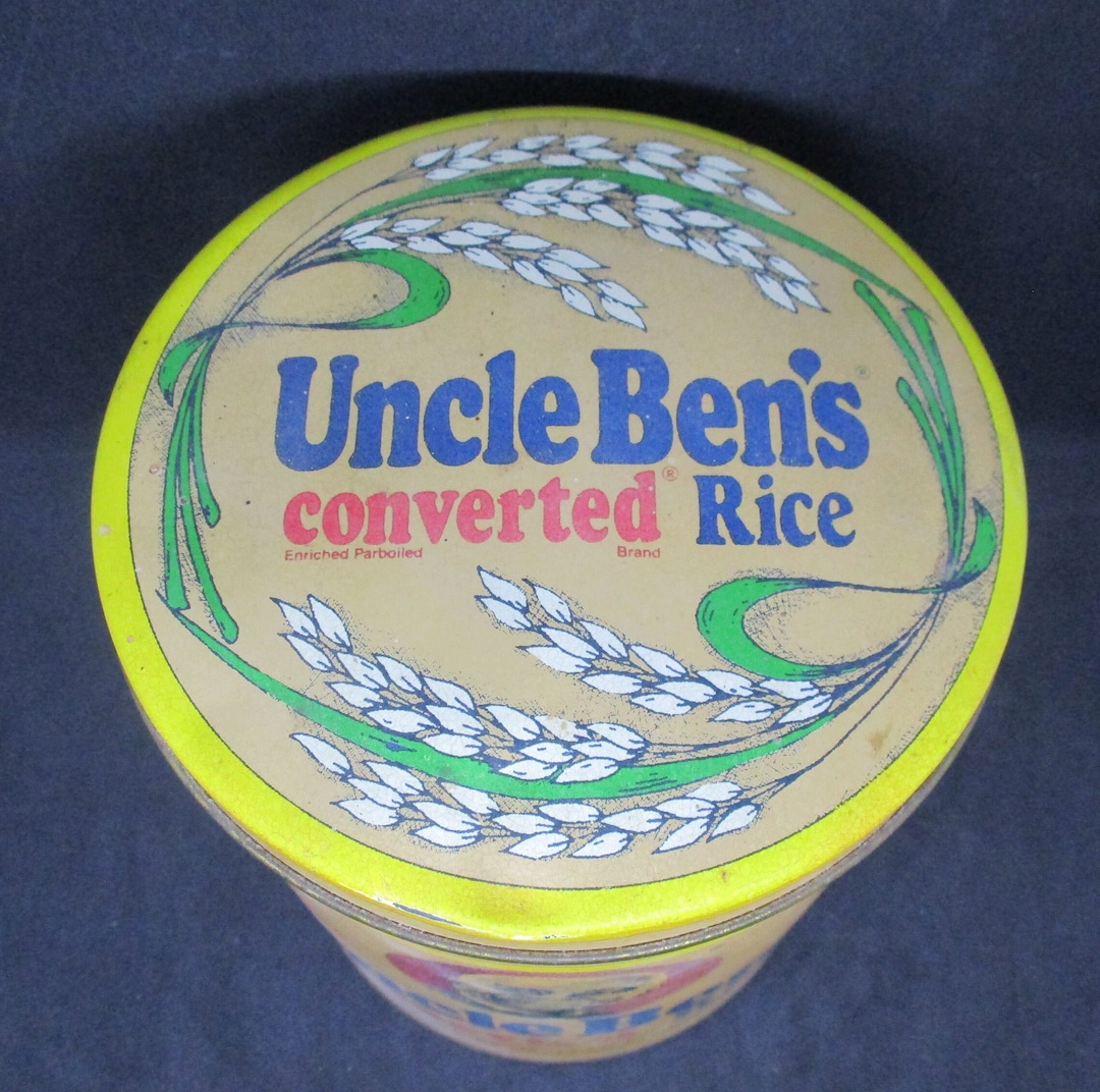 Vintage Uncle Bens Converted Rice Cannister (1985) - Etsy