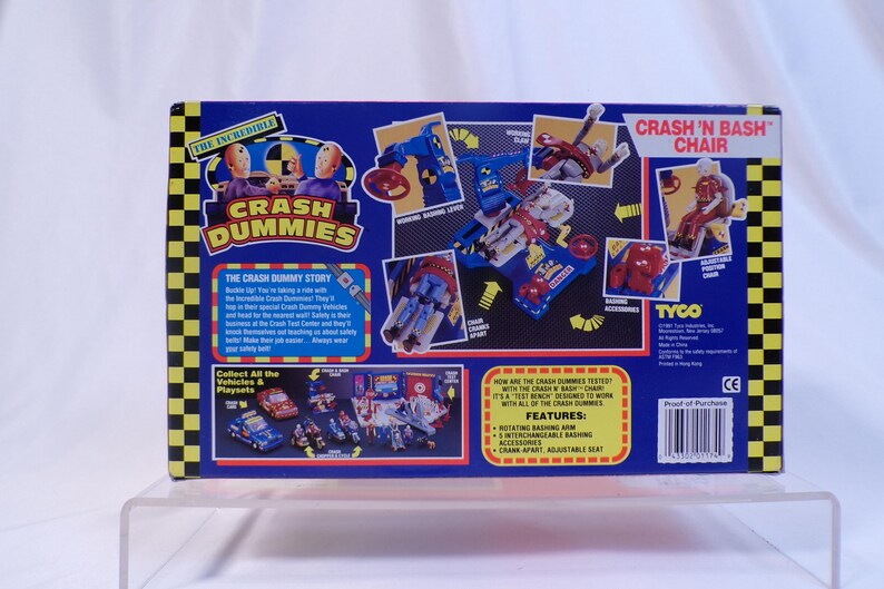 TYCO the Incredible Crash Dummies "crash N' Bash Chair" (1991) - Etsy