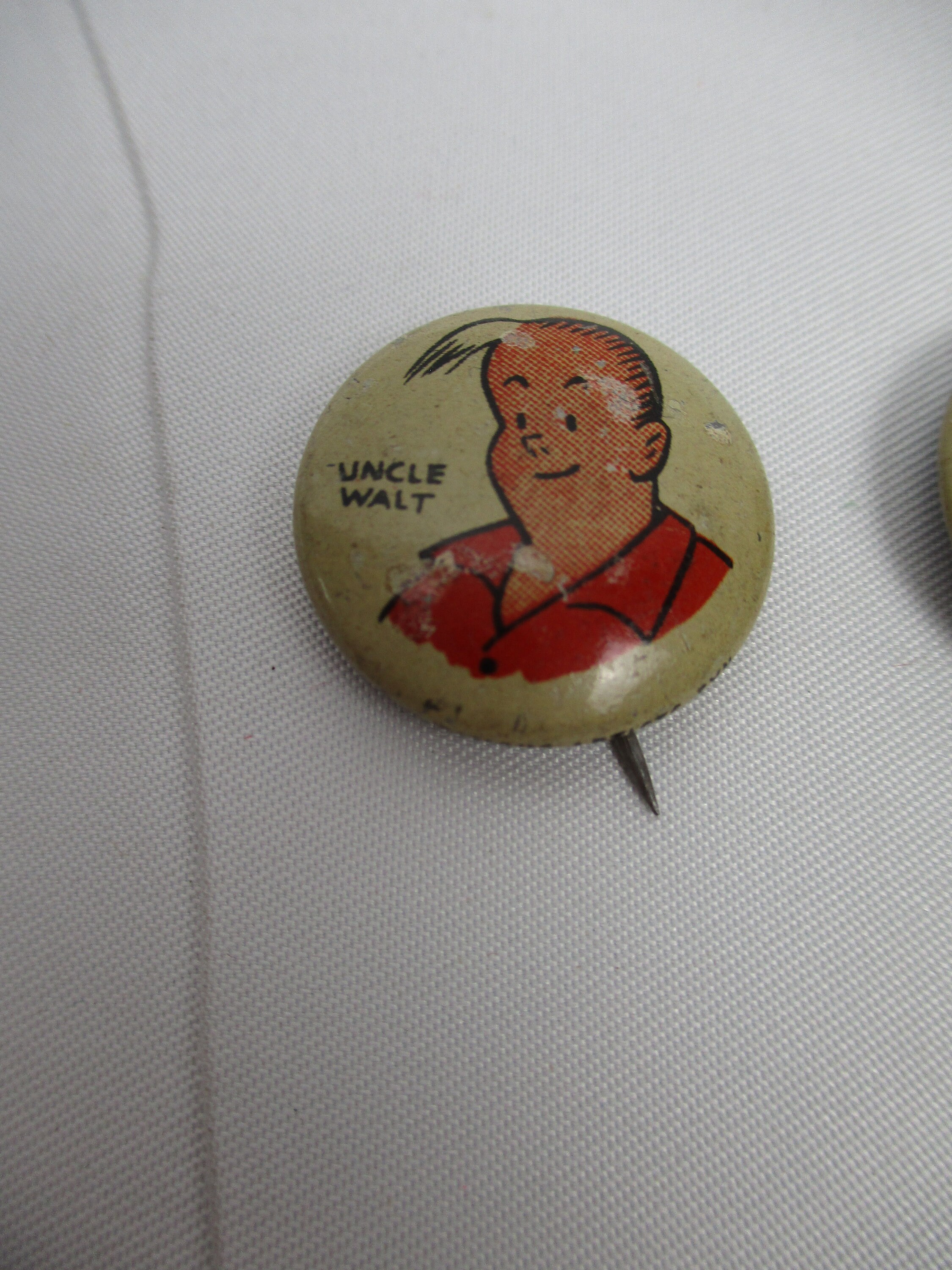 Kellogg's Pep Pins - Uncle Walt, Skeezix, Uncle Avery, and Nina From ...