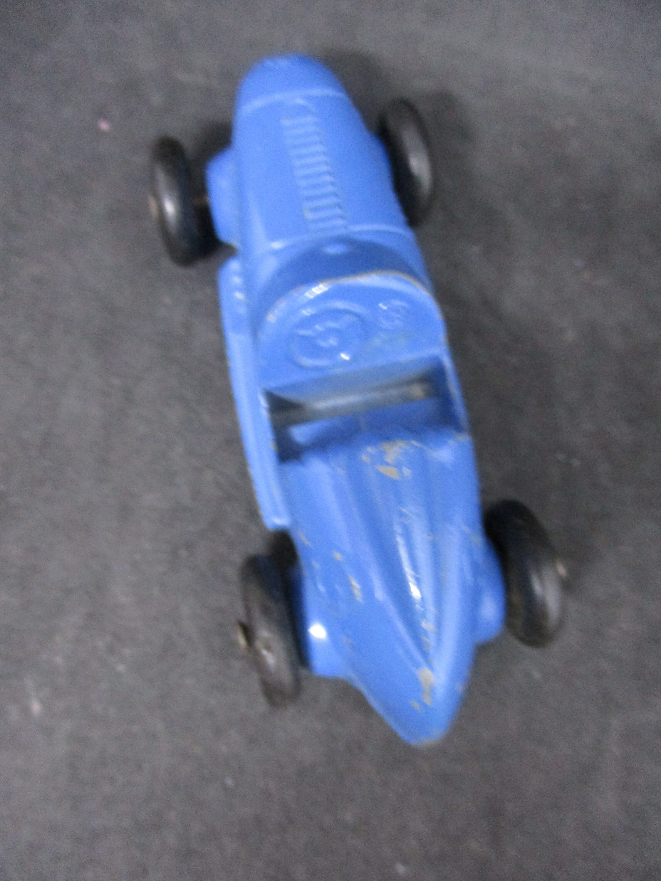 Blue Tootsietoy Race Car - Etsy