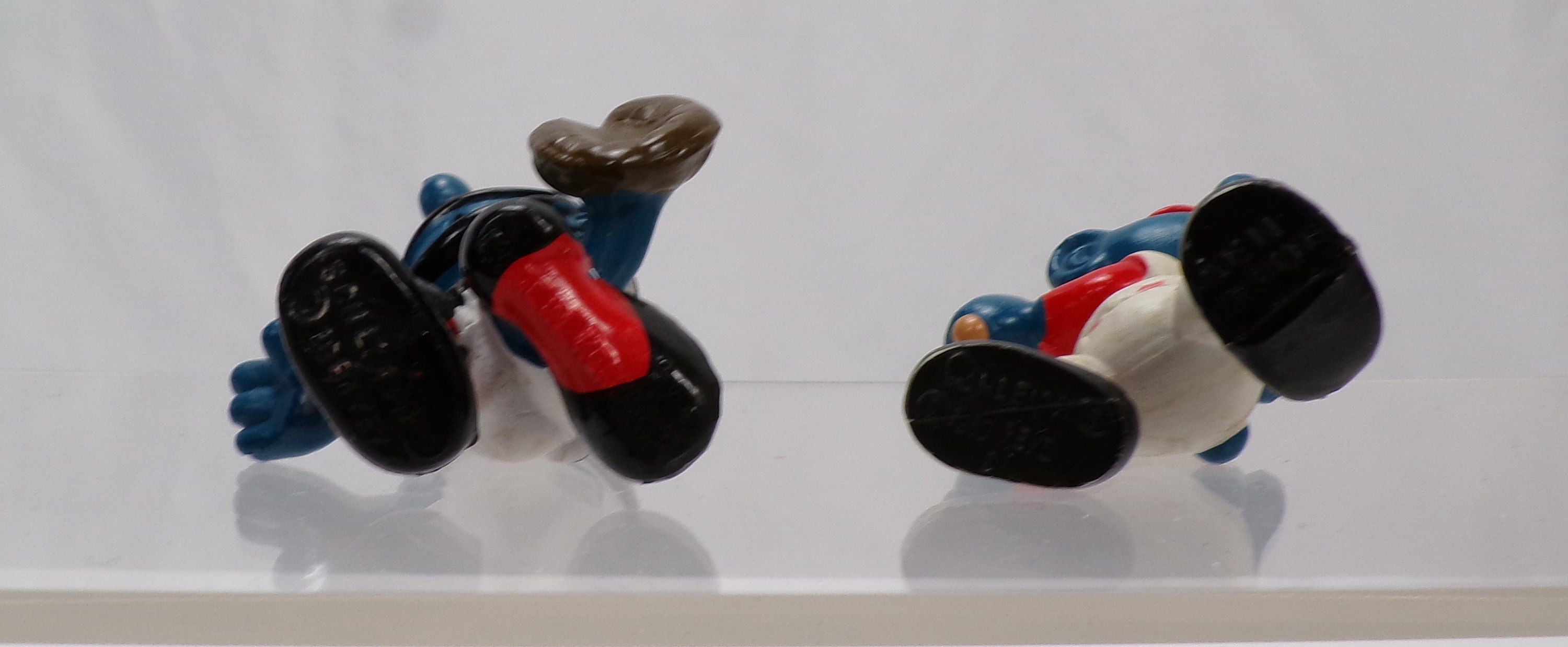 1980s Baseball Themed Smurfs Catcher and Hitter PVC Figures (hong Kong ...