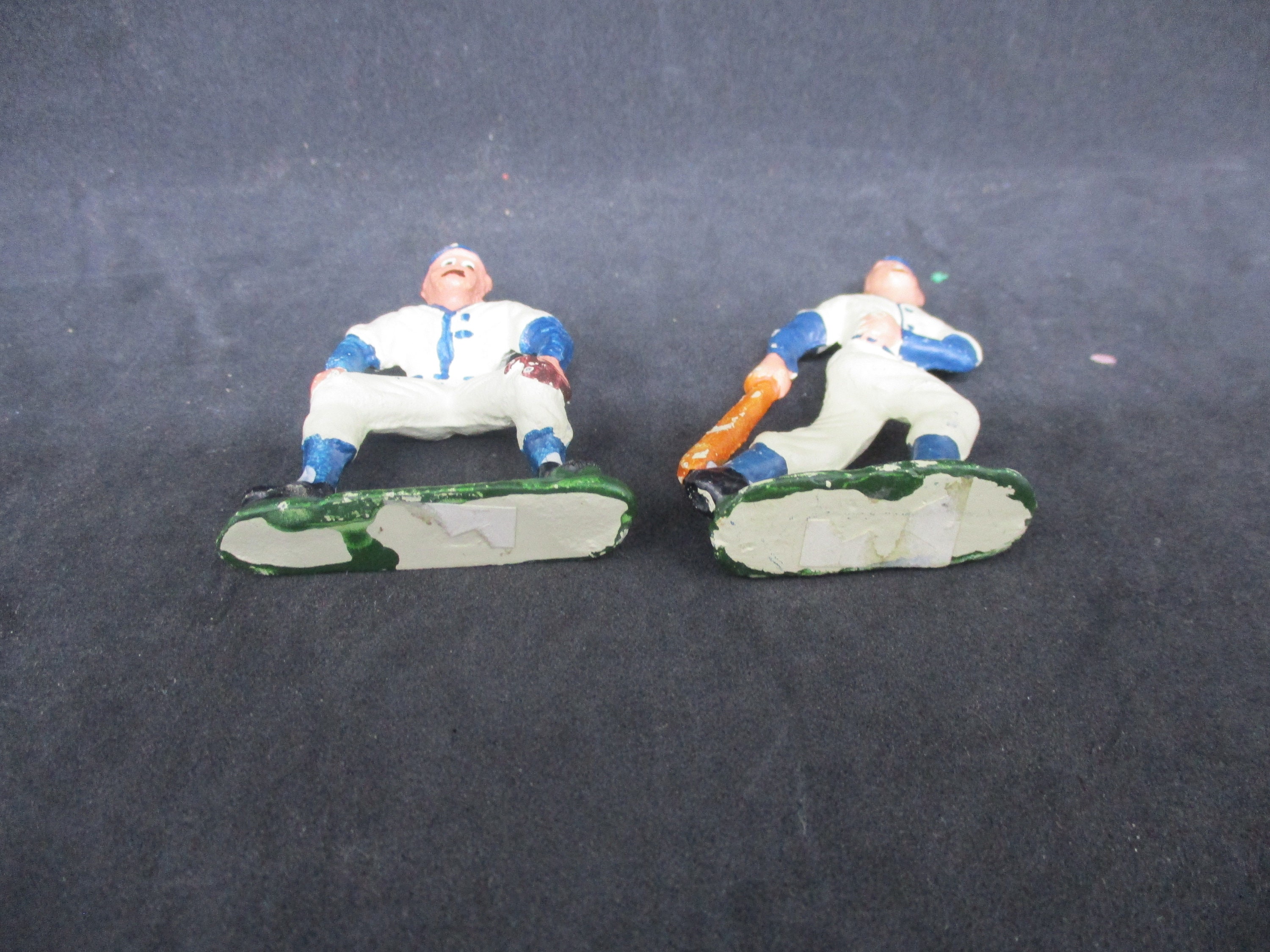 Two Barclay Cast Iron Small Baseball Figures - Etsy