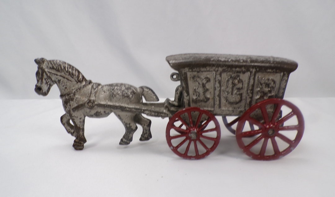 Cast Iron "ice" Horse Drawn Carriage (1920s) - Etsy