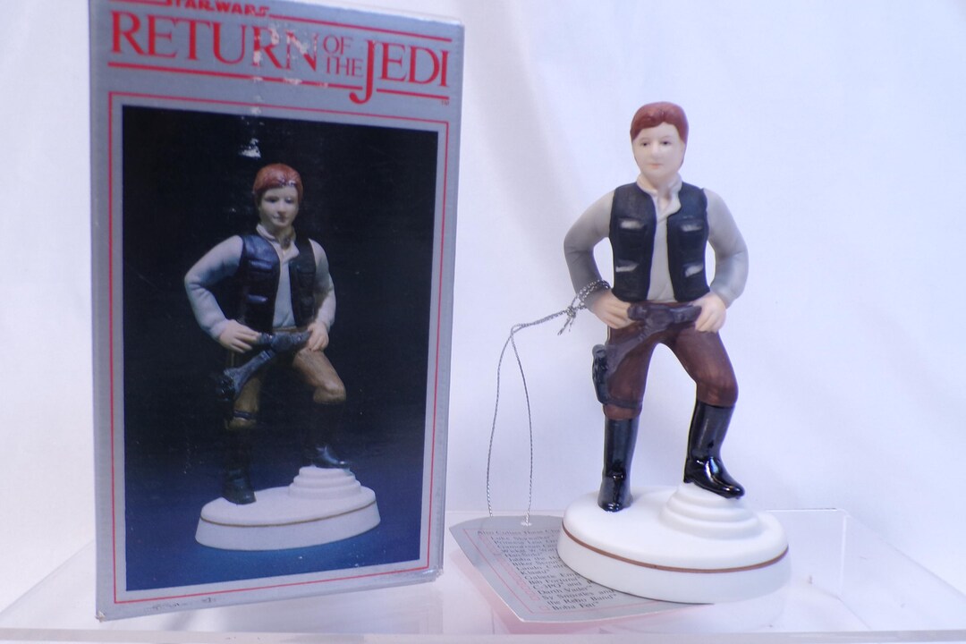 1983 Sigma Hand-painted Porcelain Star Wars Han Solo Figure - Etsy