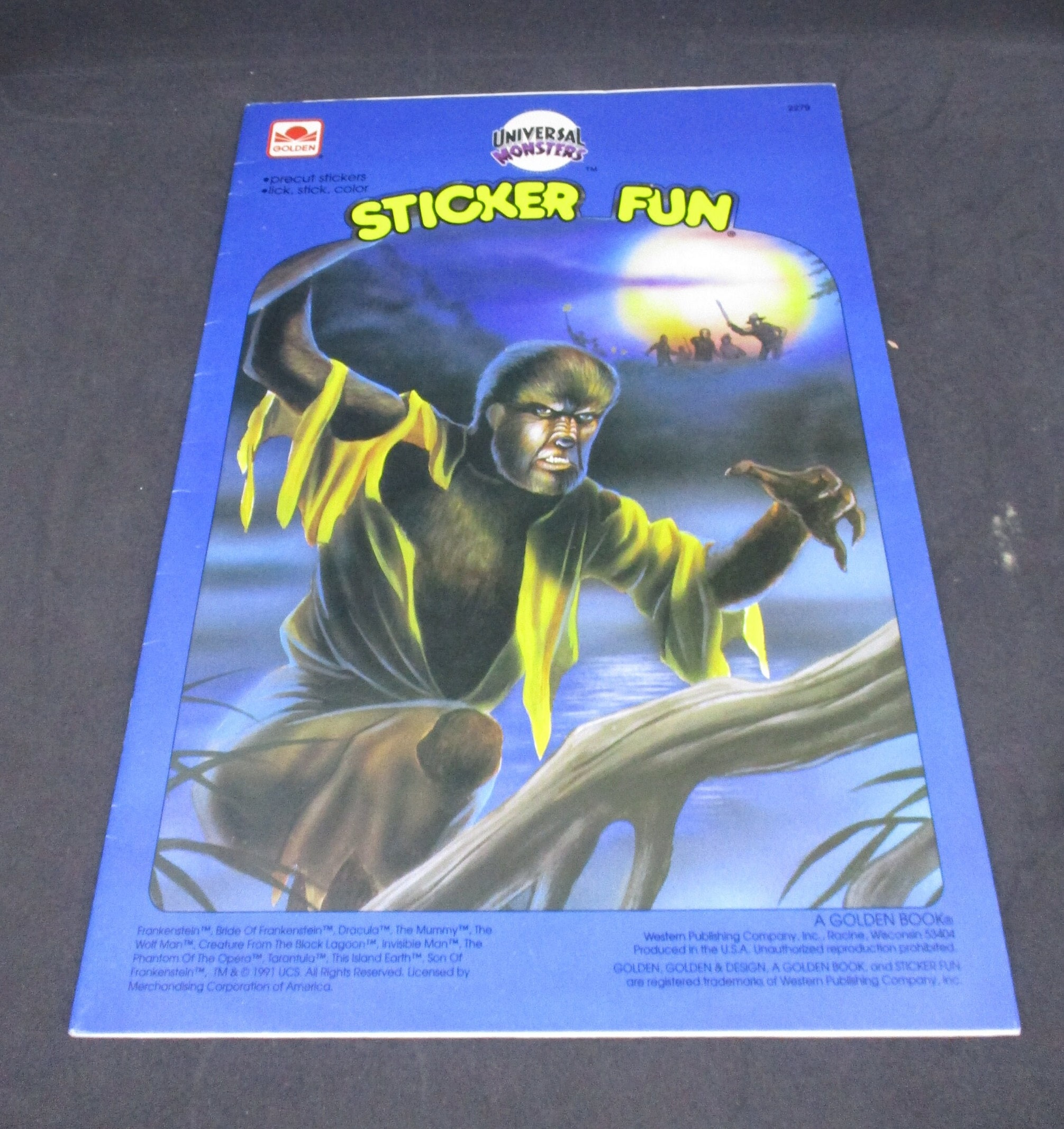 A Golden Book Universal Monsters Sticker Fun Book (1991) - Etsy