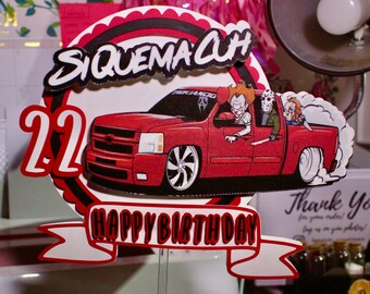 No Quema Cuh Cake Topper - Etsy