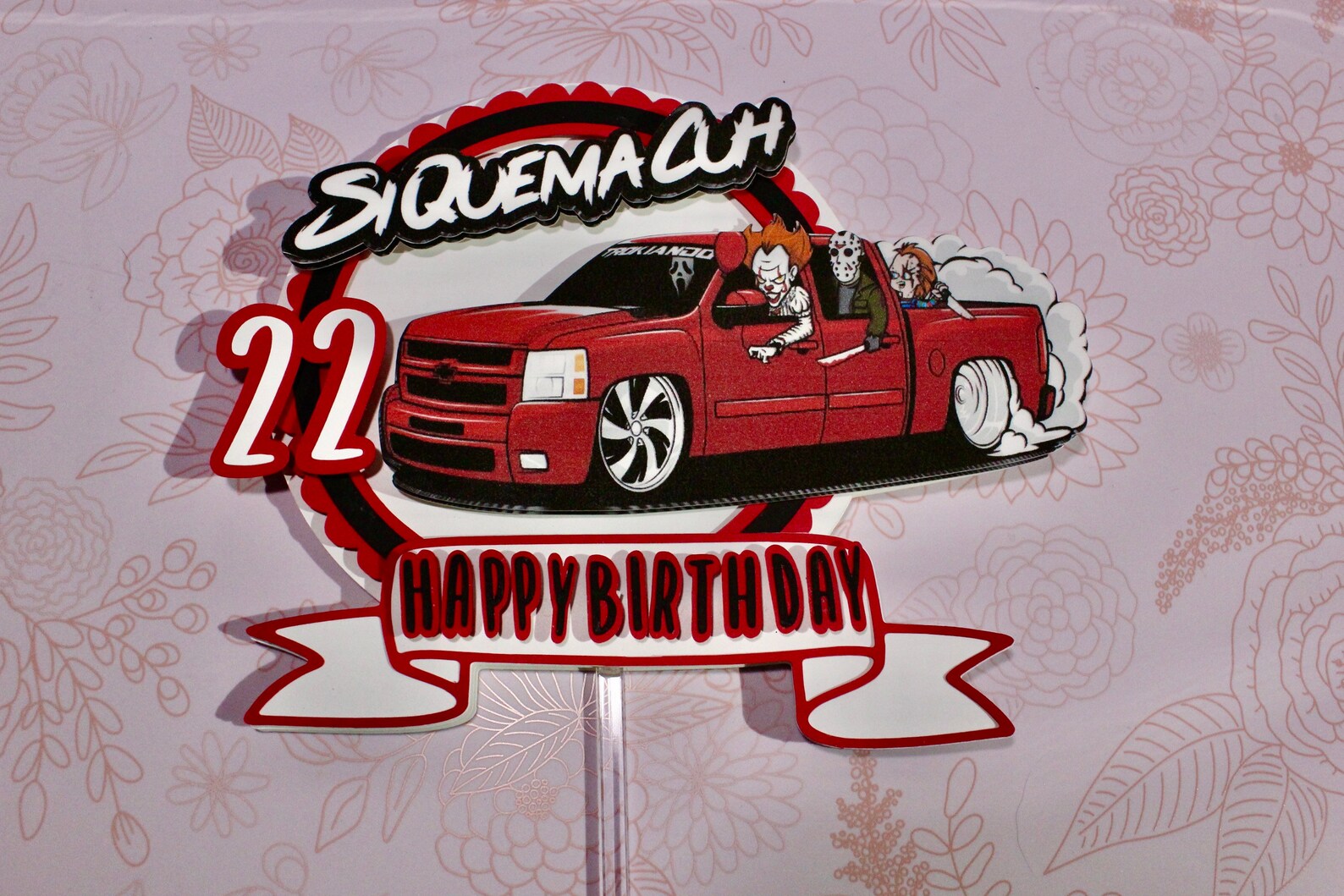 Si Quema Cuh Cake Topper - Etsy