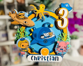 Octonauts Cake Topper | Etsy