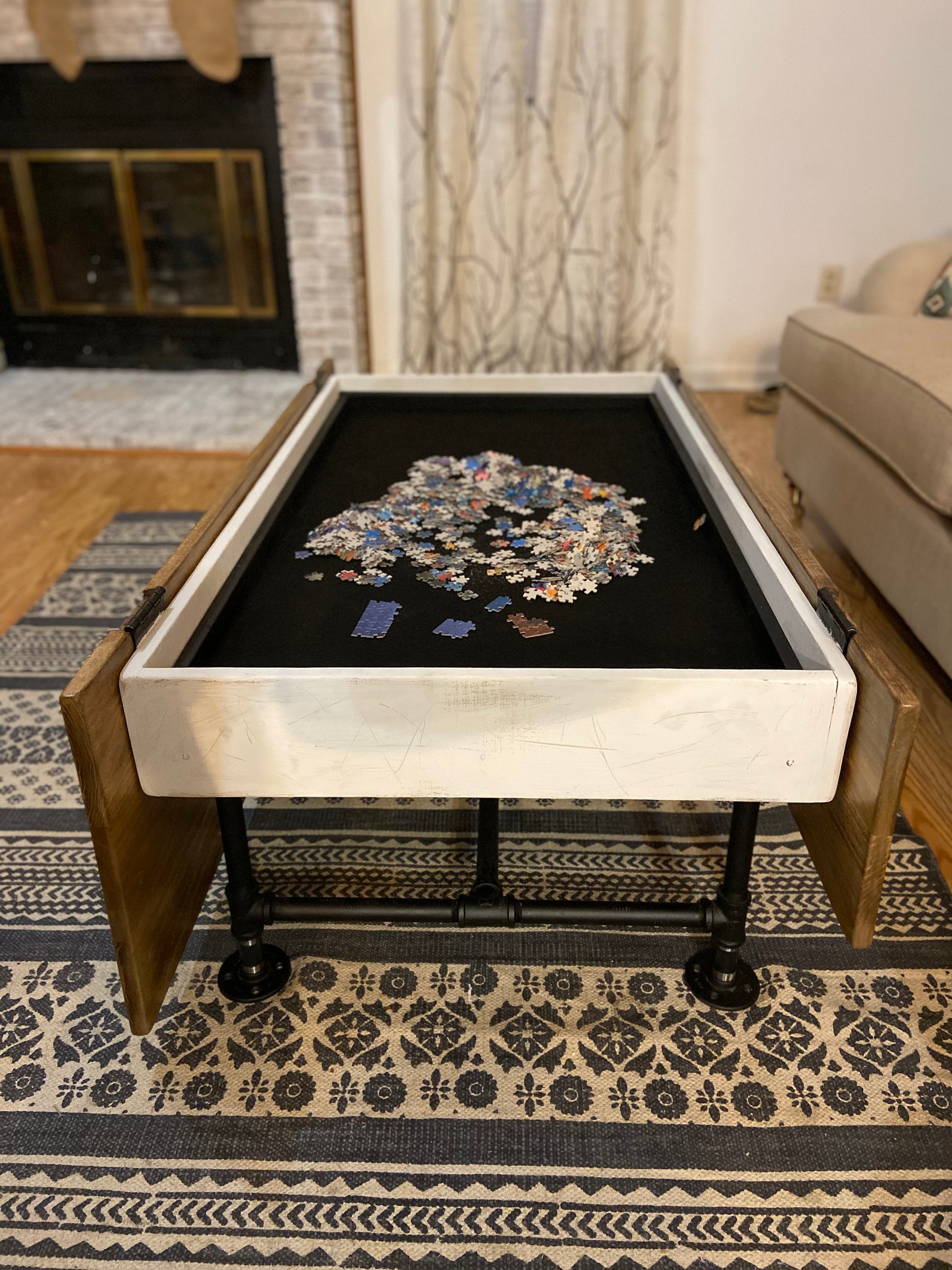 Coffee "puzzle" Table Custom Made - Etsy