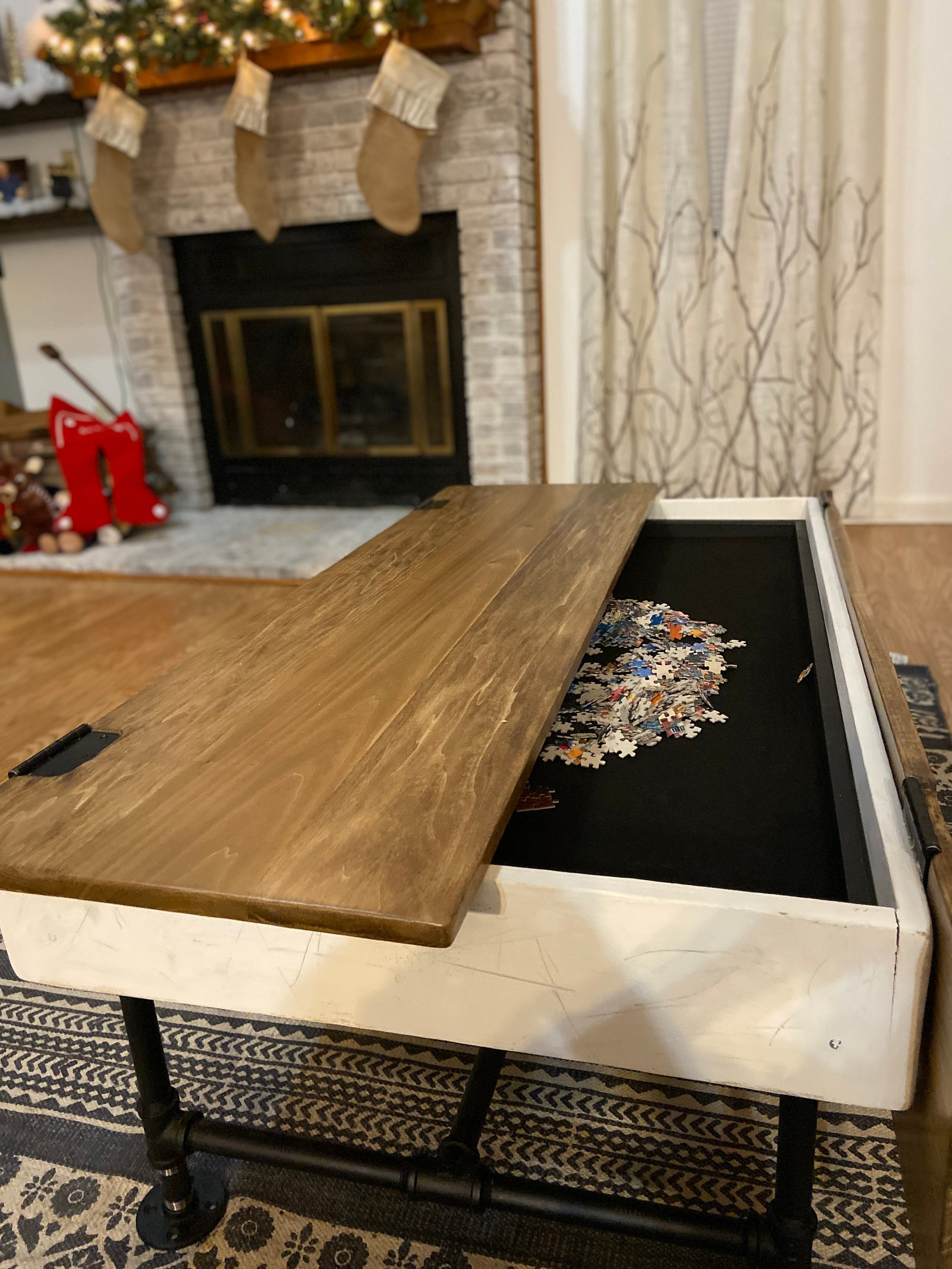 Coffee "puzzle" Table Custom Made - Etsy