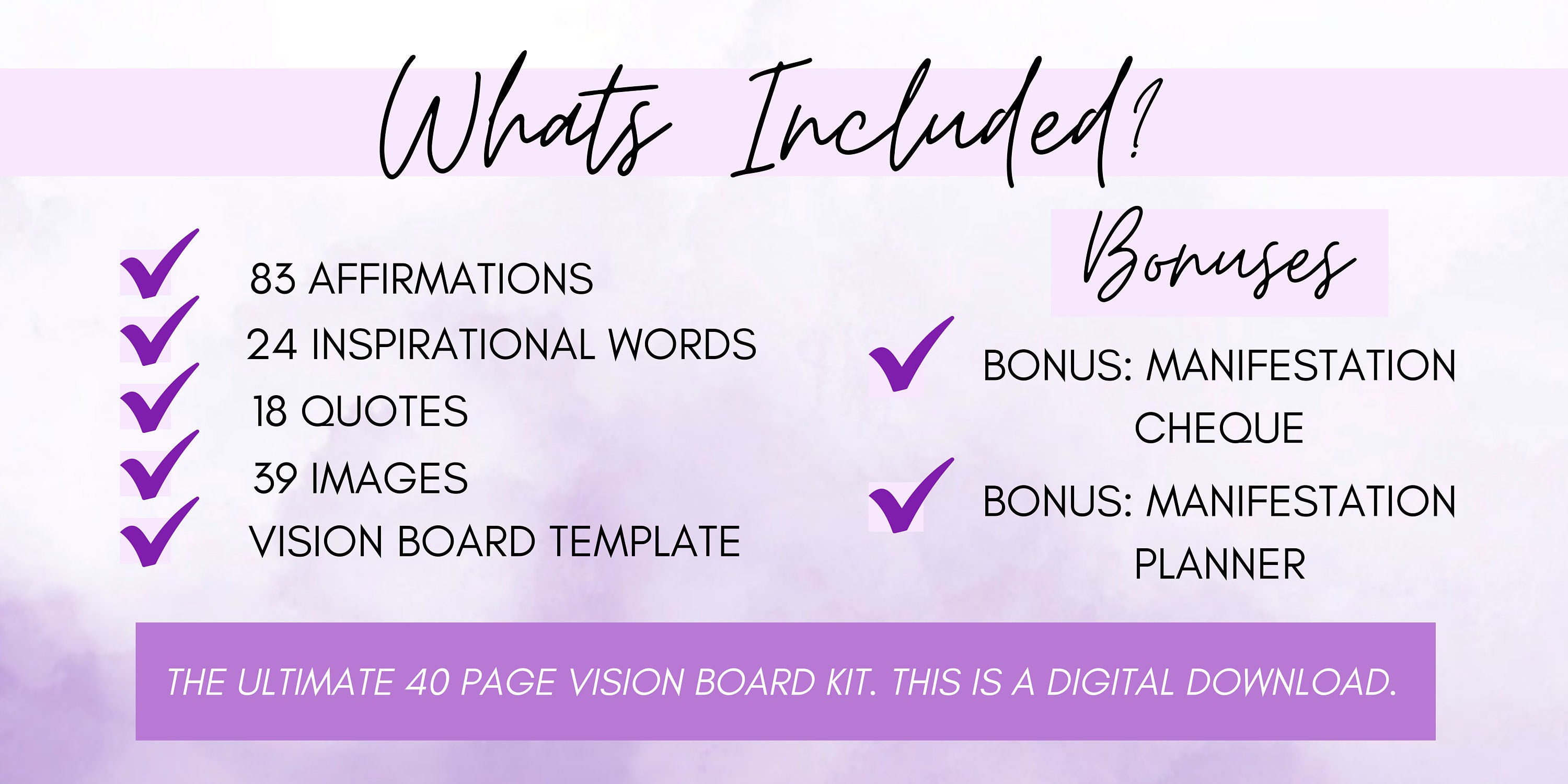 The Ultimate Vision Board Kit | the Complete Vision Board Kit | Goal ...