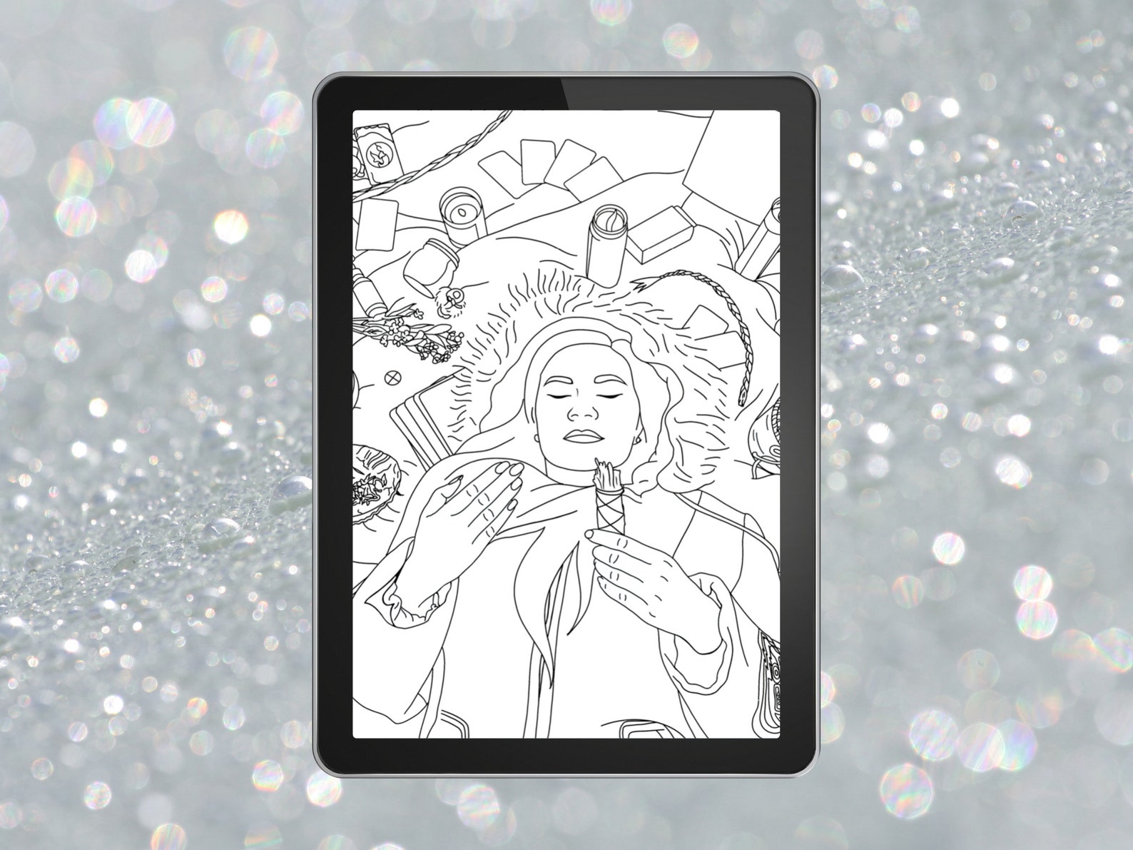 Full Moon Ceremony Indigenous Coloring Page | Anishinaabe Coloring ...