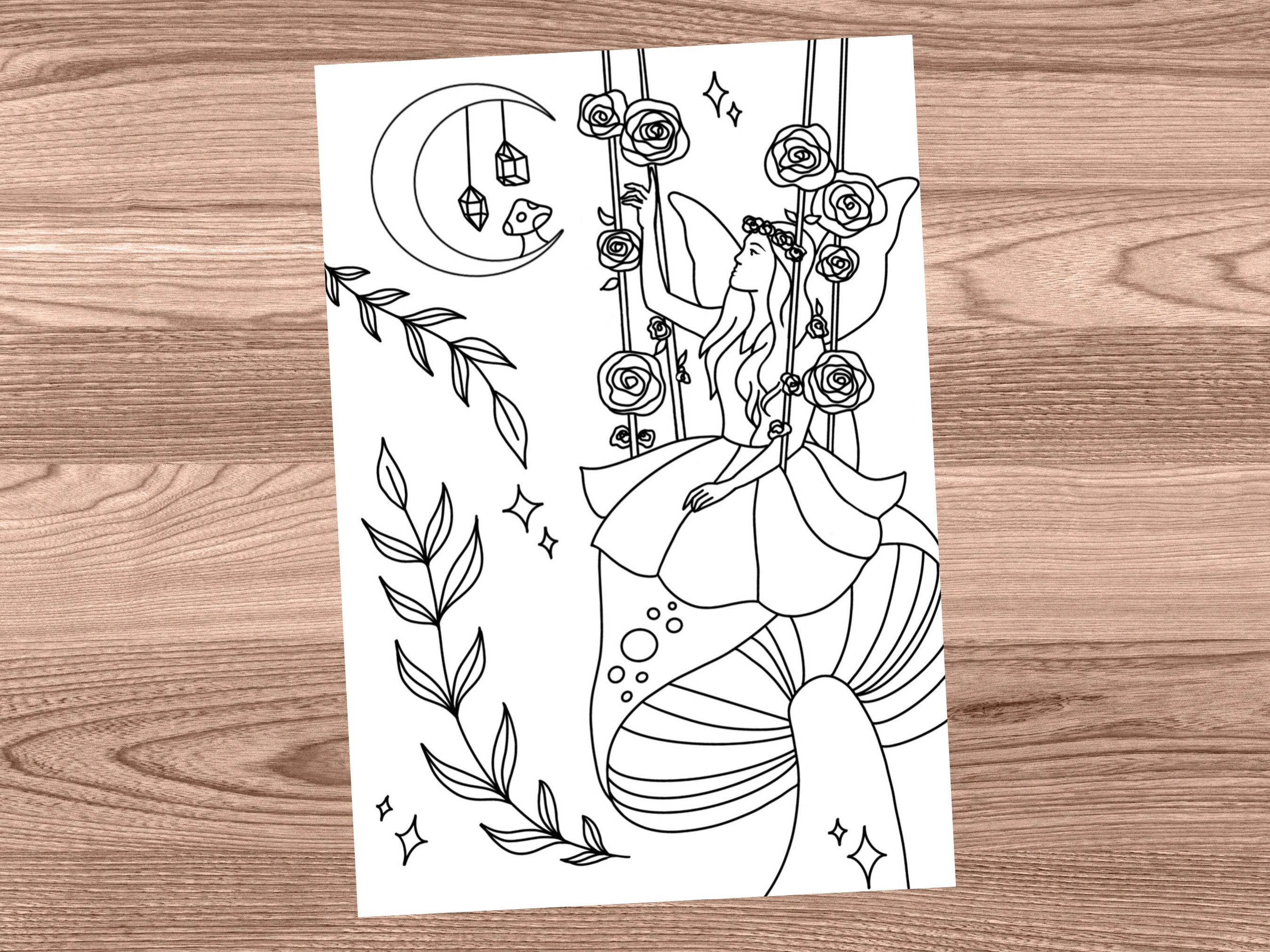 Colouring Page Bundle | Magical Coloring Page | Spiritual Coloring Page ...