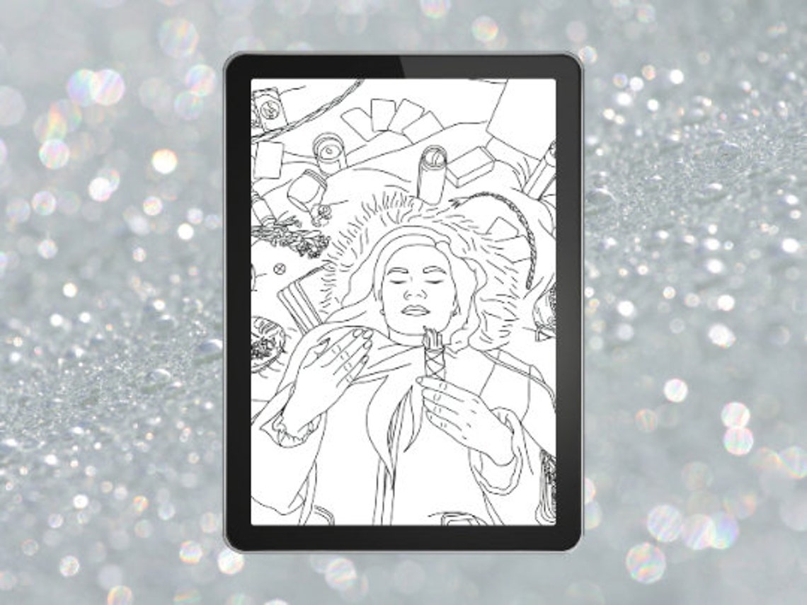 Colouring Page Bundle Magical Coloring Page Spiritual Coloring Page ...