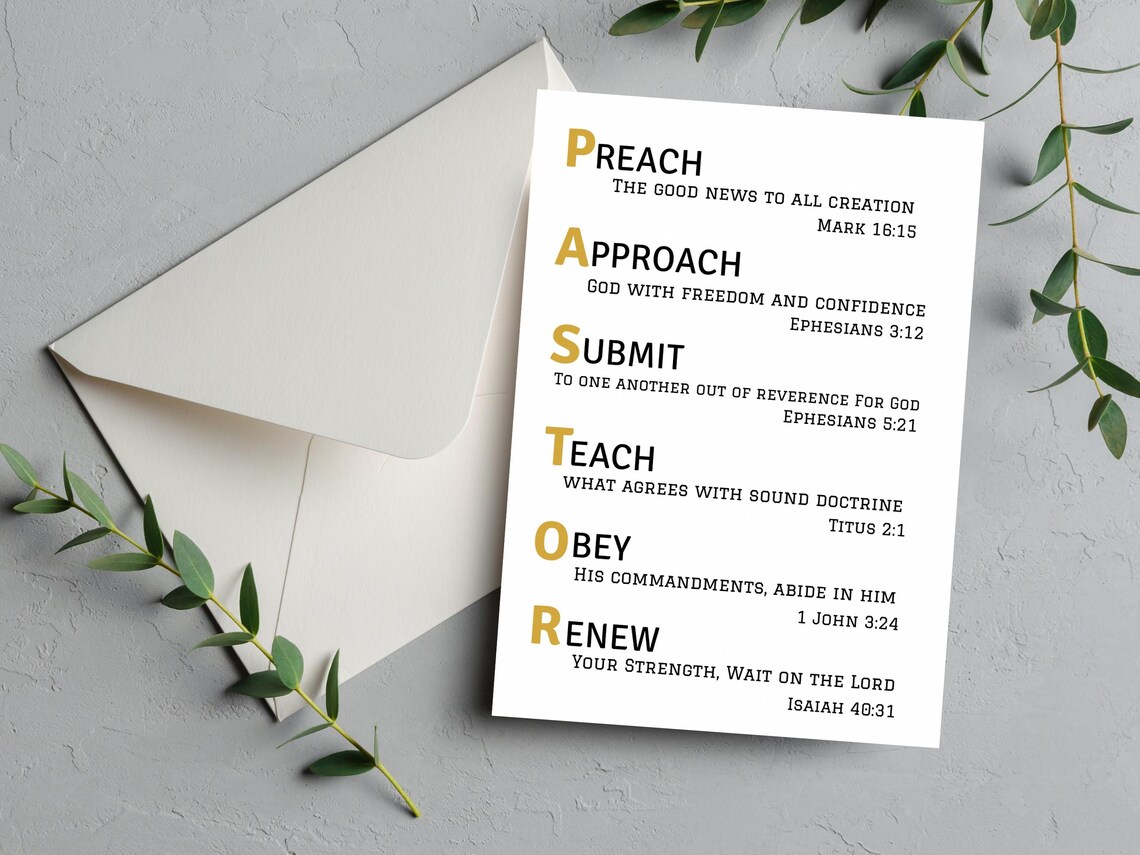Pastor Appreciation Gift Printable Pastor Appreciation Card the Perfect ...
