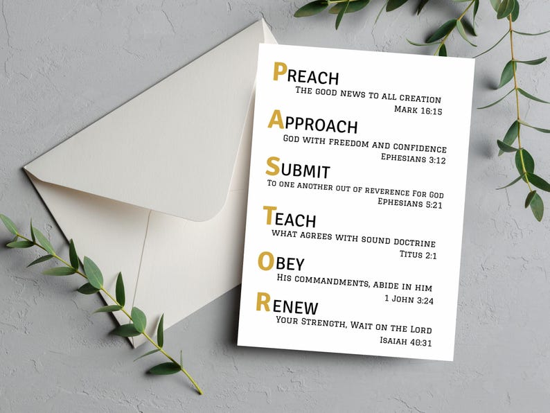 Pastor Appreciation Gift Printable Pastor Appreciation Card the Perfect ...