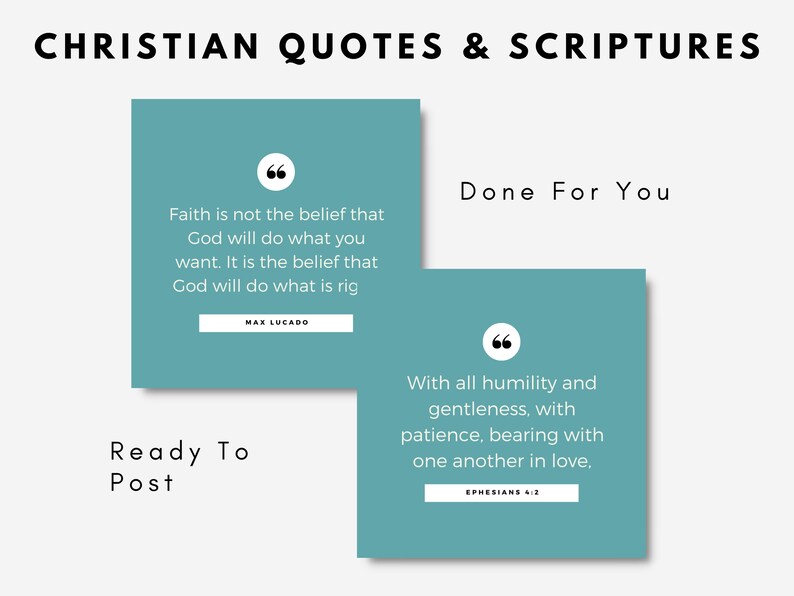 Christian Quotes and Scriptures for Social Media, Bible Verses and ...