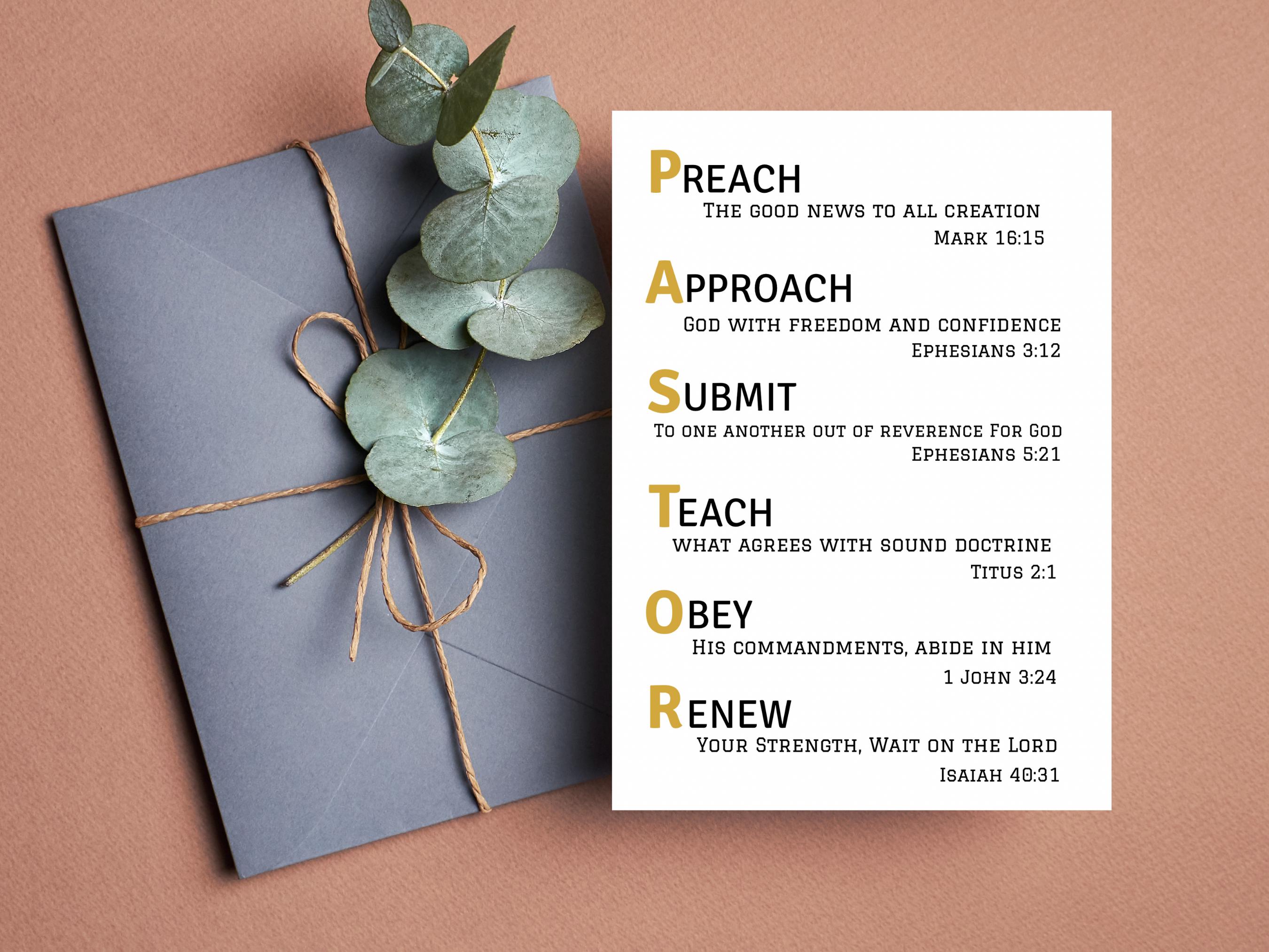 Pastor Appreciation Gift Printable Pastor Appreciation Card the Perfect ...