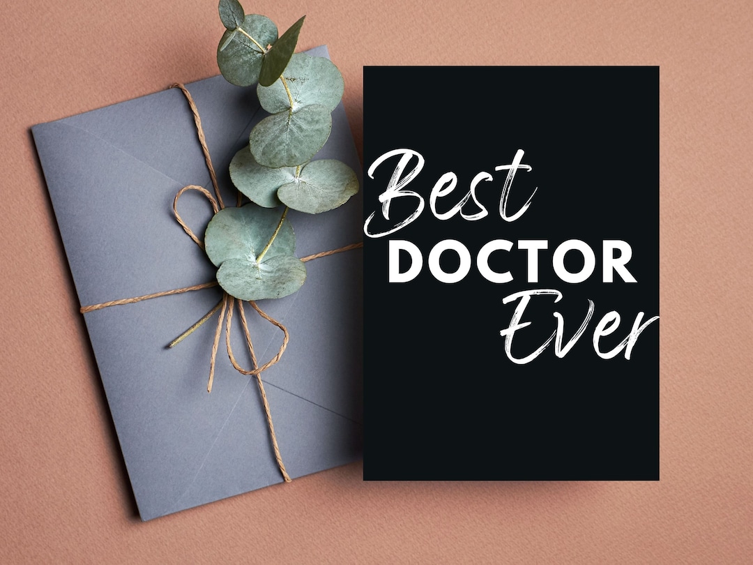 Doctor Appreciation Card Downloadable Greeting Card the - Etsy