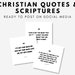 Christian Quotes and Scriptures for Social Media, Bible Verses and ...