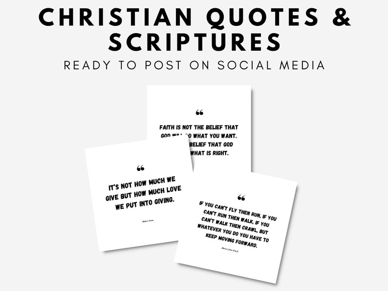 Christian Quotes and Scriptures for Social Media, Bible Verses and ...