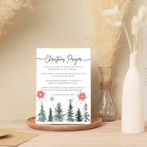 Holiday Hosting Decor Christmas Prayer Wall Art Christmas Wall Art ...