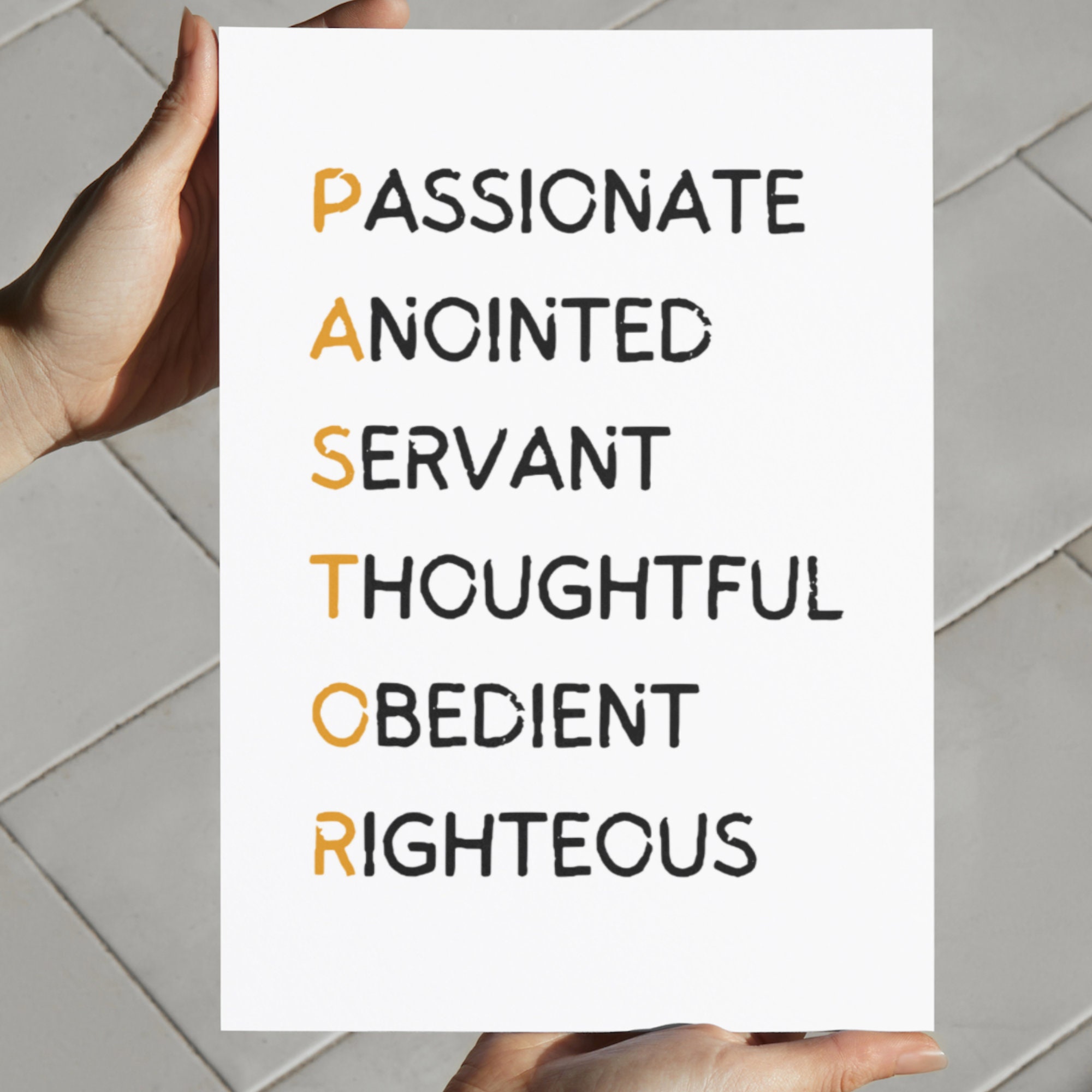 Pastor Definition Print Wall Art Pastors Office Pastors Appreciation ...