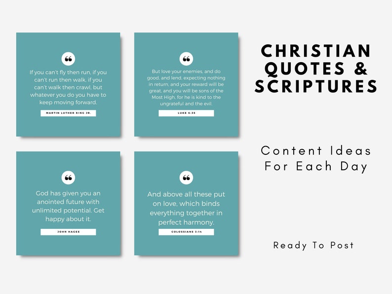 Christian Quotes and Scriptures for Social Media, Bible Verses and ...